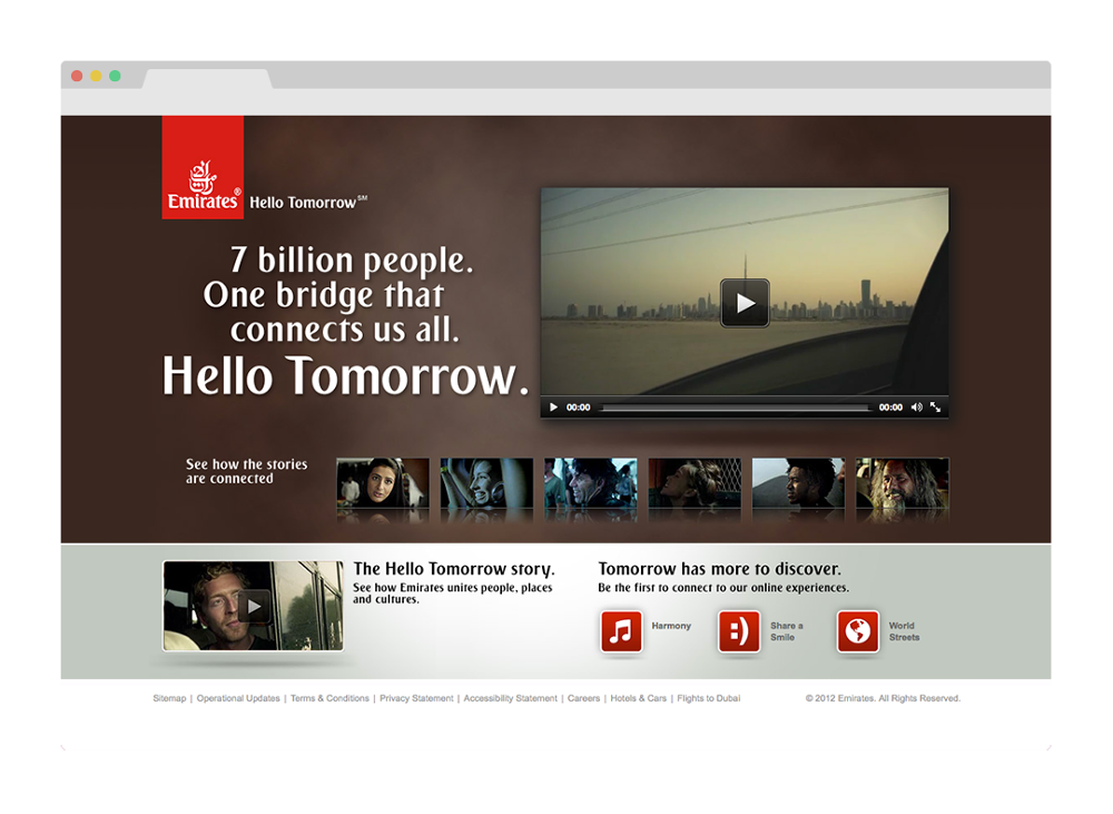 Emirates Hello Tomorrow Logo