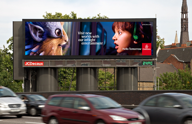 Emirates Airlines (Print Ads) - Art Direction & Design by Anika