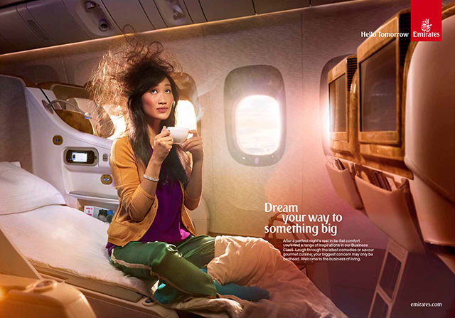 Emirates Airlines (Print Ads) - Art Direction & Design by Anika