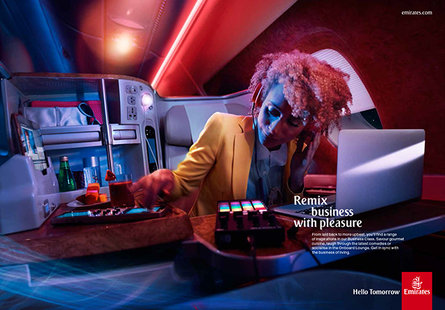 Emirates Airlines (Print Ads) - Art Direction & Design by Anika