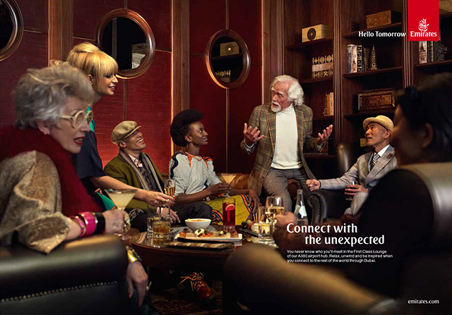Emirates Airlines (Print Ads) - Art Direction & Design by Anika
