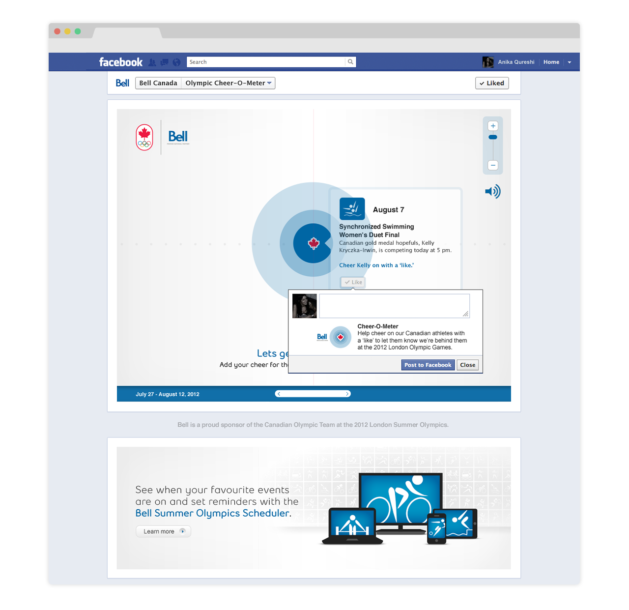 Bell (Cheer-O-Meter App) - Art Direction & Design by Anika