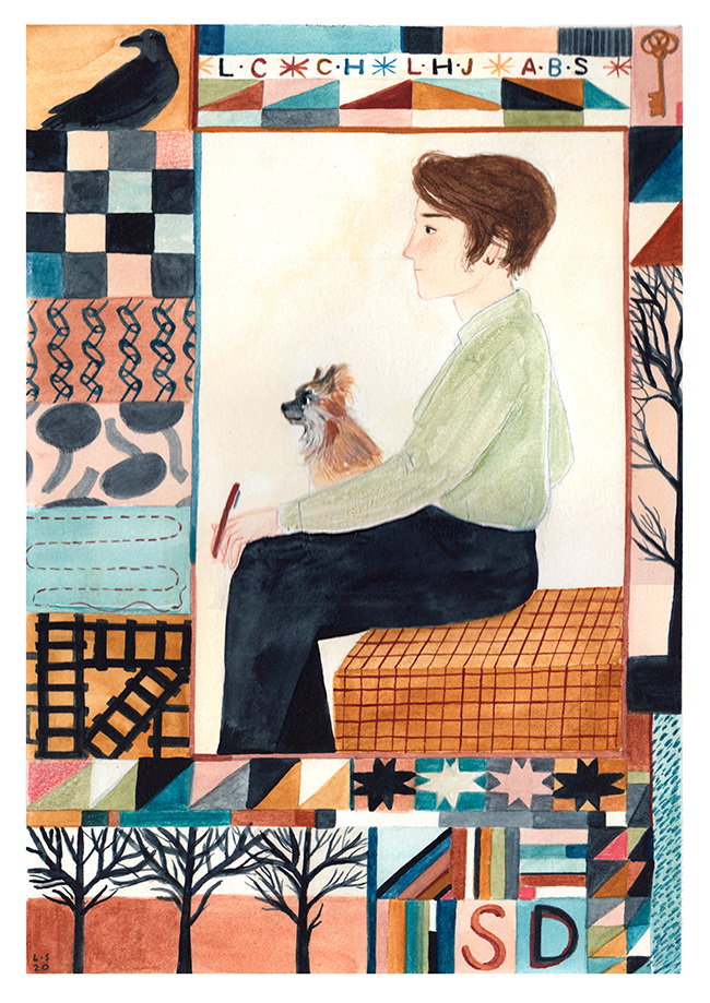 Portrait Commission - About Today - Illustration by Lizzy Stewart