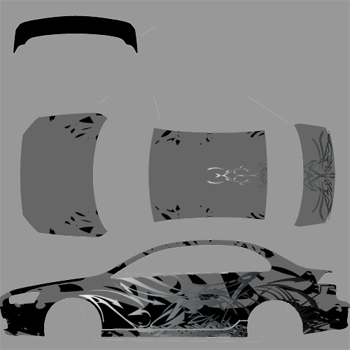 RubberPixel - 3d vehicle texture map - Goodwin design portfolio