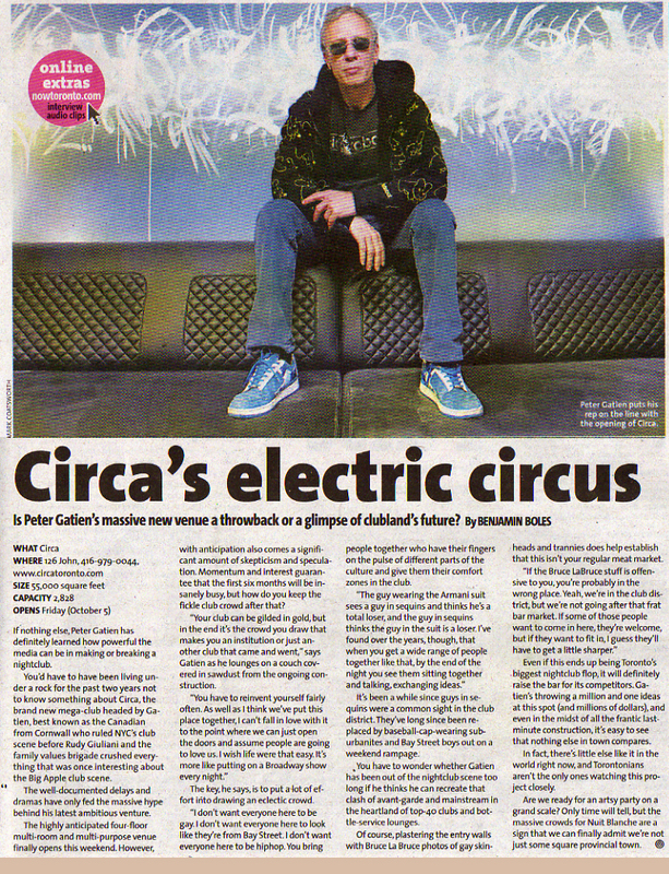 Circa - nightclub decor - Goodwin design portfolio