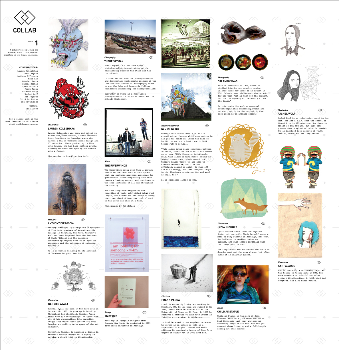 Collab Magazine - Jeffrey Gluck: Graphic Designer