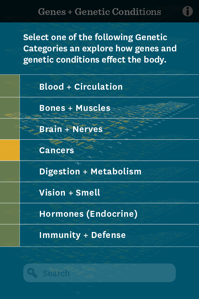 Genes + Genetic App - james j grady portfolio