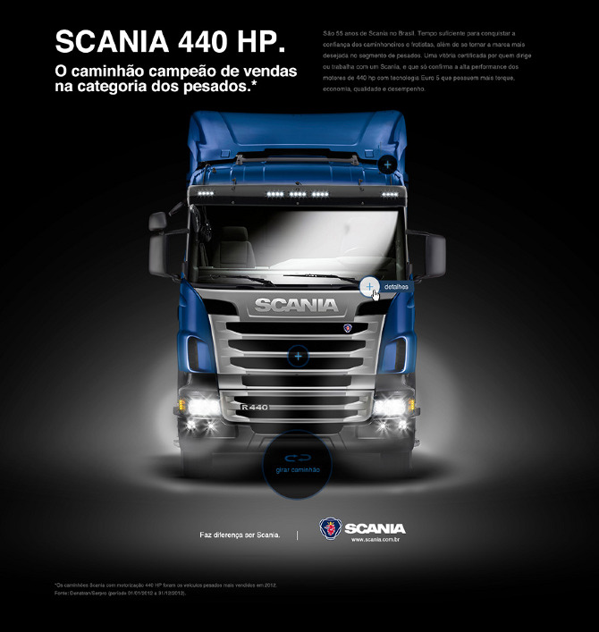 Scania 440 HP - lucasbittar.rocks - Front-End Web Developer