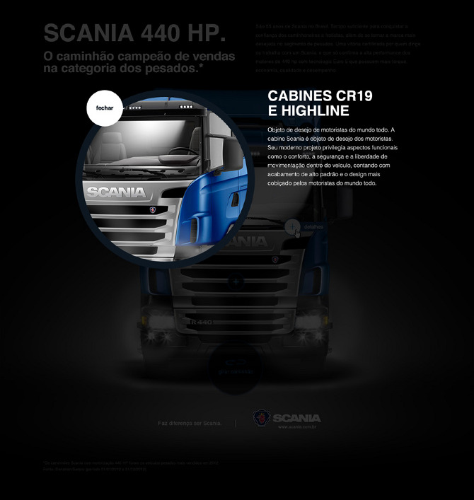 Scania 440 HP - lucasbittar.rocks - Front-End Web Developer