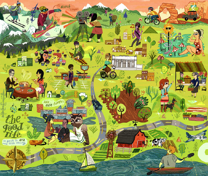 Utah Valley University Map - Meg Hunt
