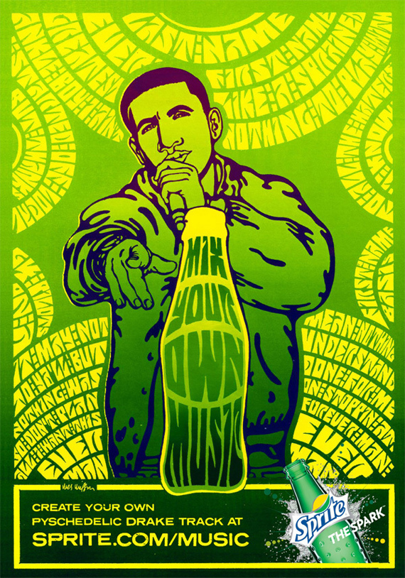 Sprite Mix Your Own Music Posters - Beth & Erik I Creative direction