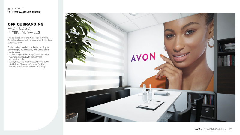 Avon New Visual ID brand book - Andréia Lipsky