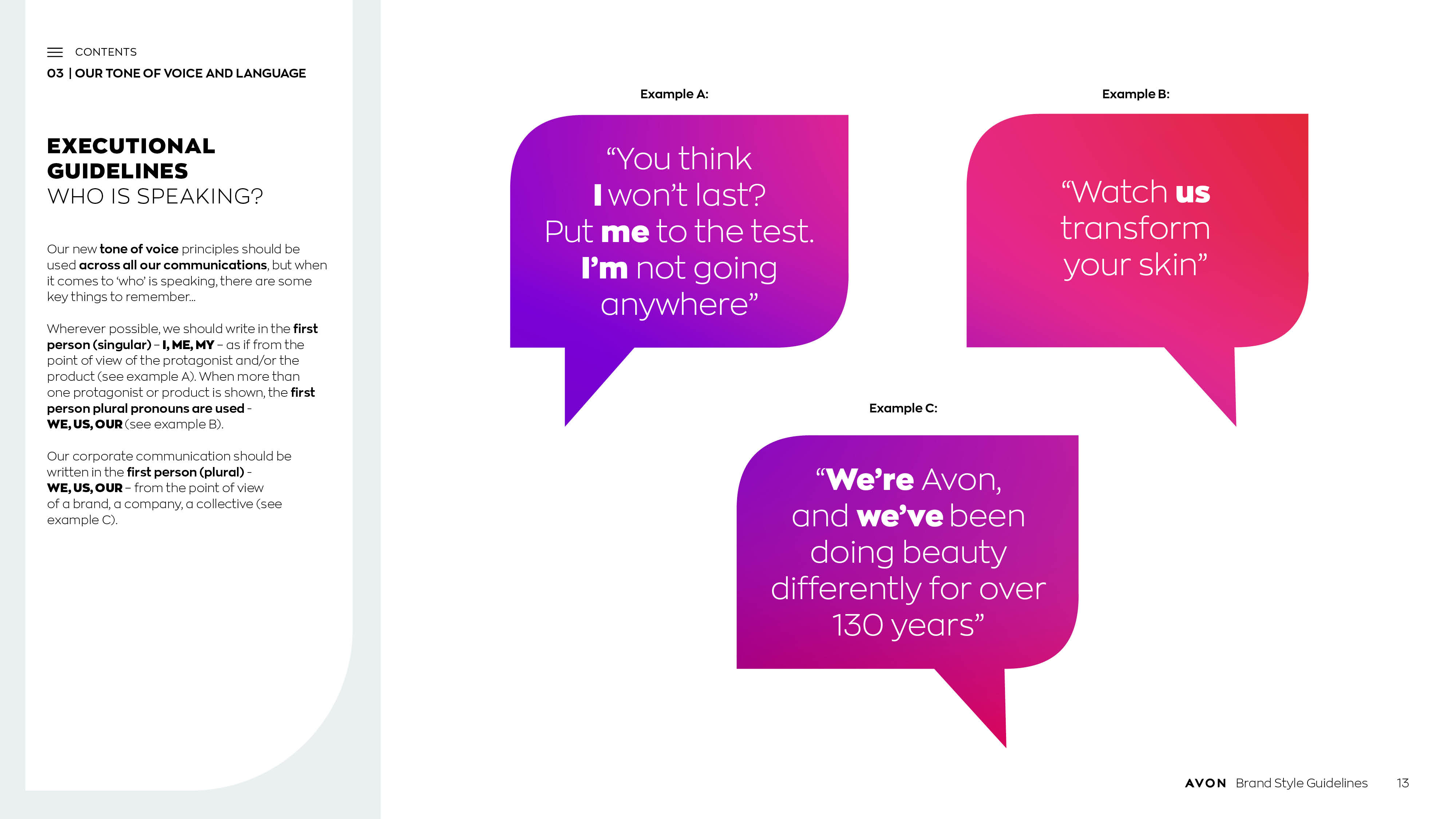 Avon New Visual ID brand book - Andréia Lipsky