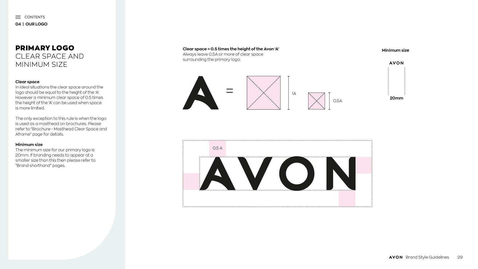 Avon New Visual ID brand book - Andréia Lipsky