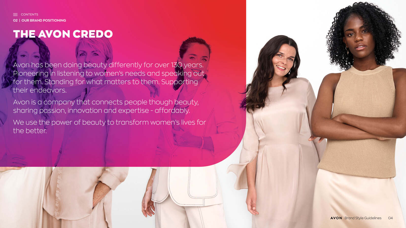 Avon New Visual ID brand book - Andréia Lipsky