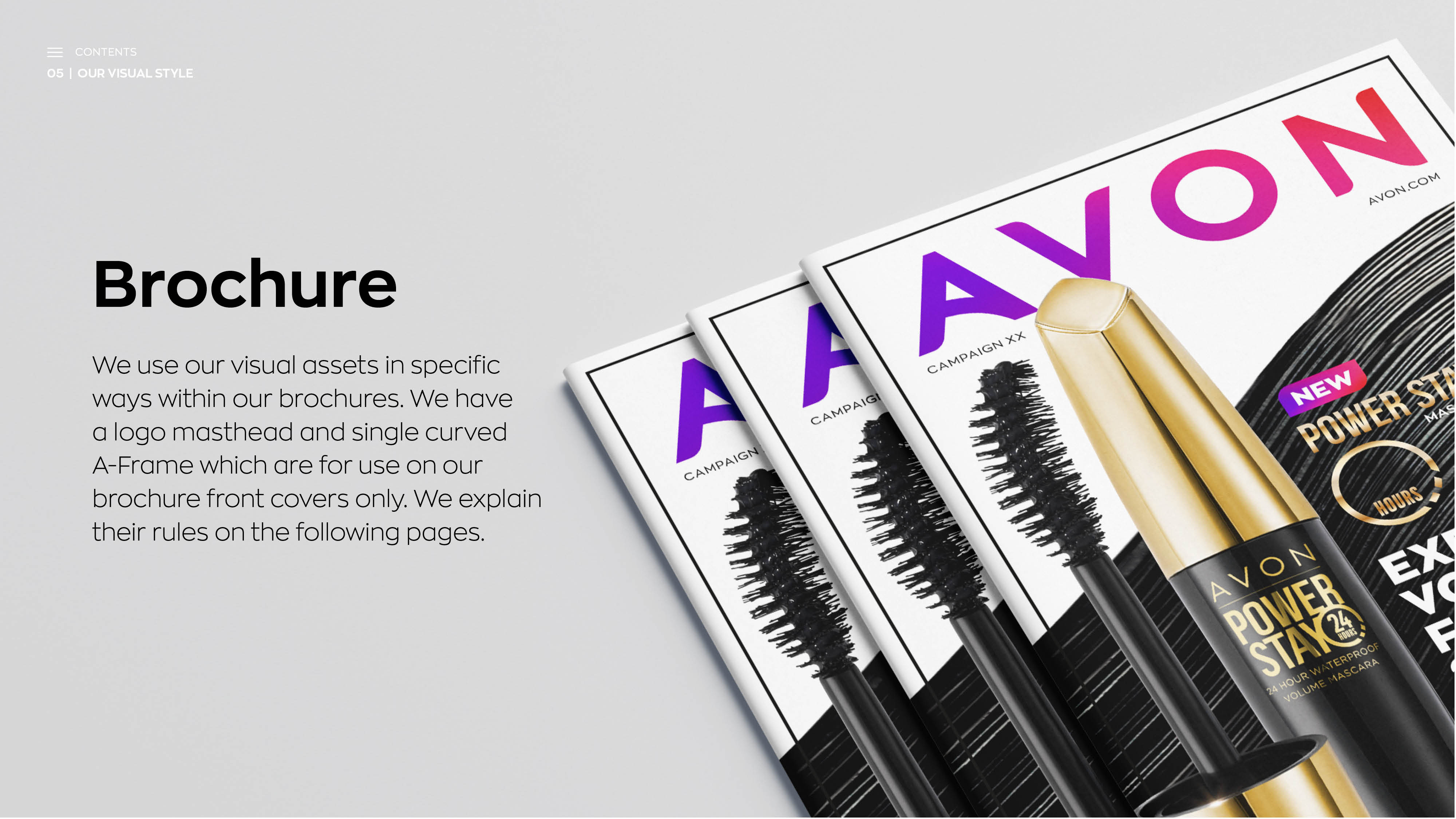 Avon New Visual ID brand book - Andréia Lipsky