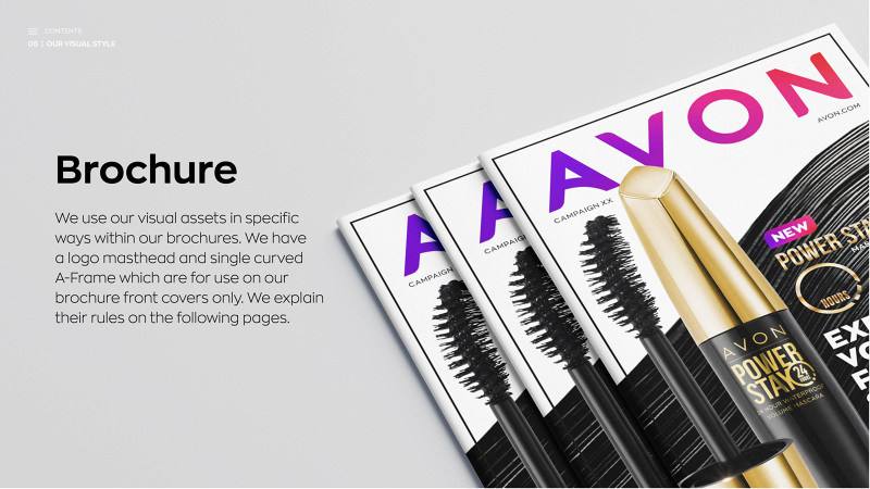 Avon New Visual ID brand book - Andréia Lipsky