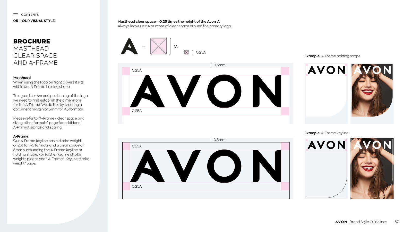 Avon New Visual ID brand book - Andréia Lipsky