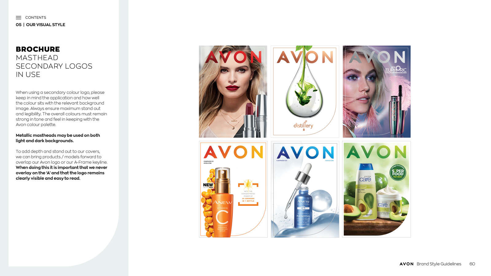 Avon New Visual ID brand book - Andréia Lipsky