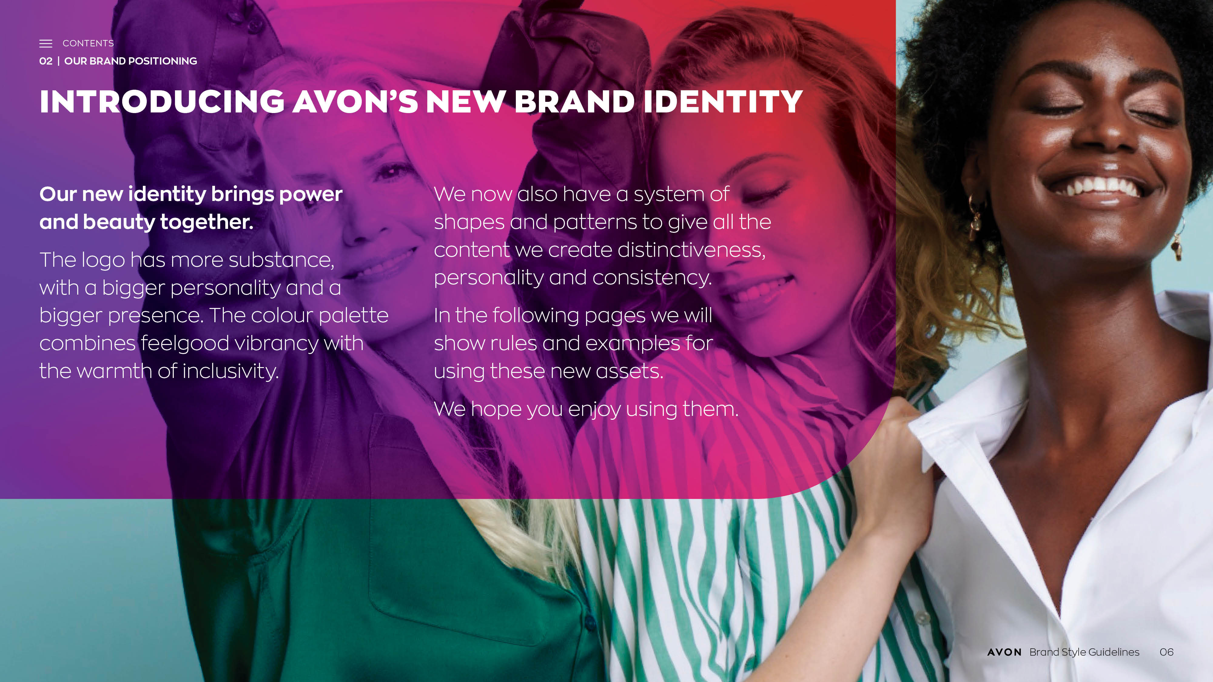 Avon New Visual ID brand book - Andréia Lipsky