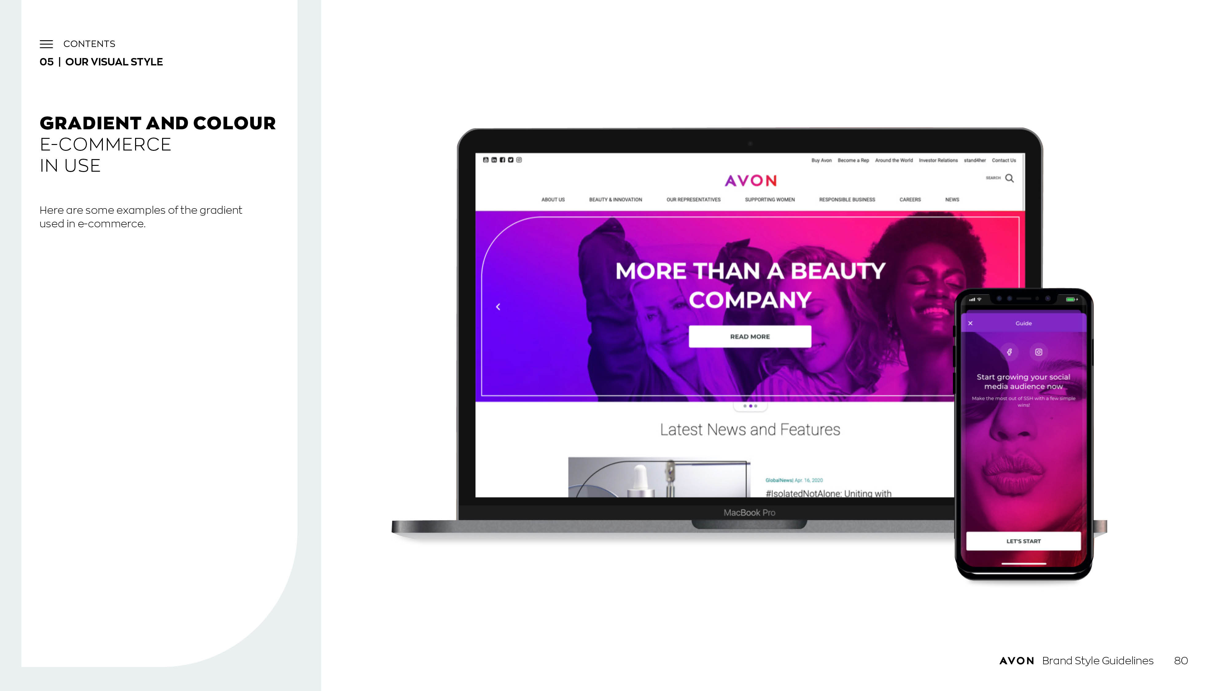 Avon New Visual ID brand book - Andréia Lipsky