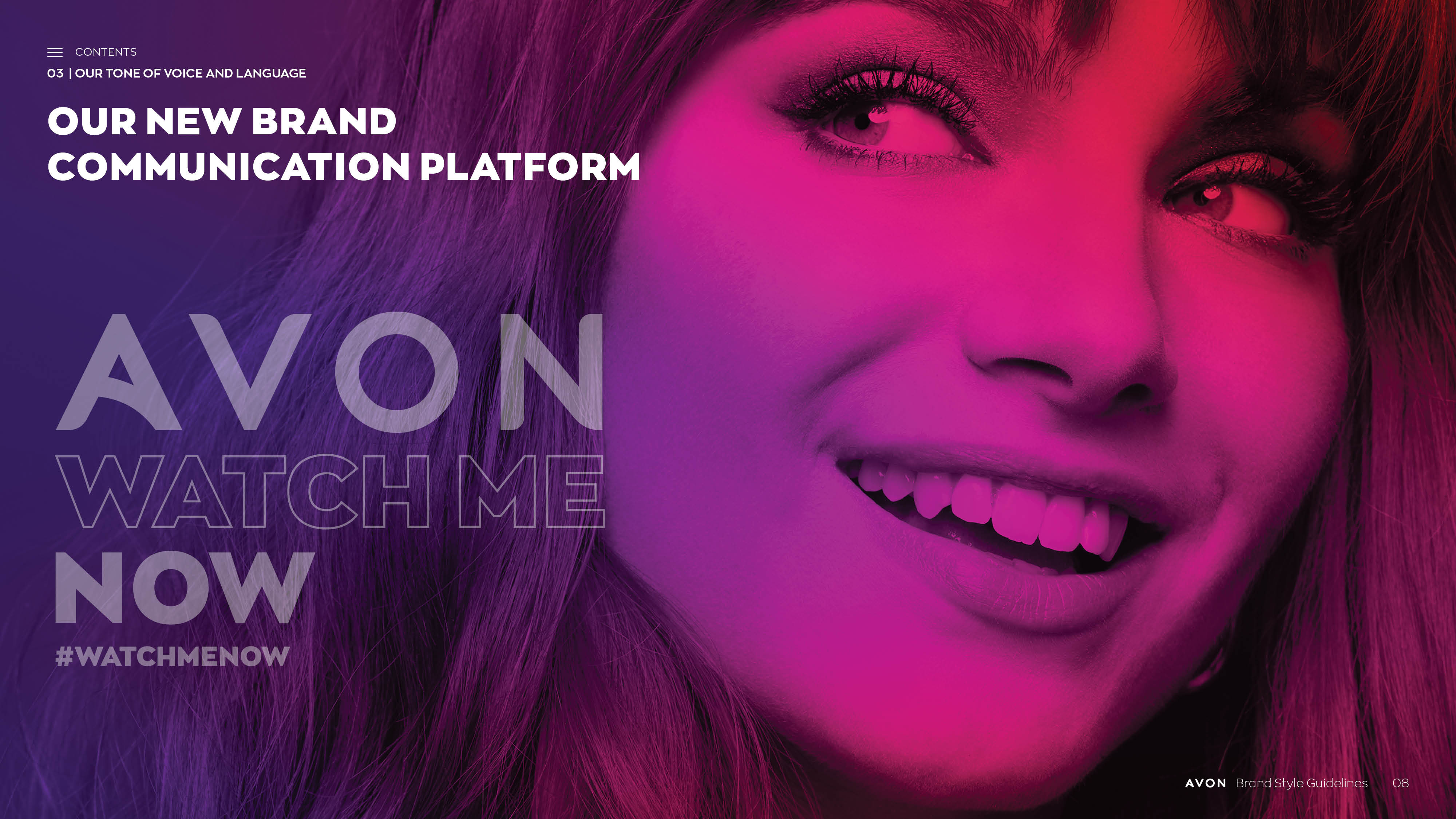 Avon New Visual ID brand book - Andréia Lipsky