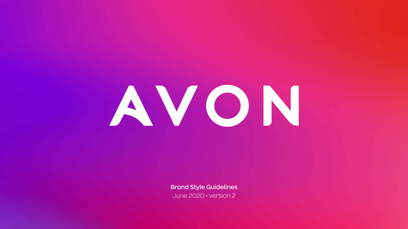 Avon New Visual ID brand book - Andréia Lipsky