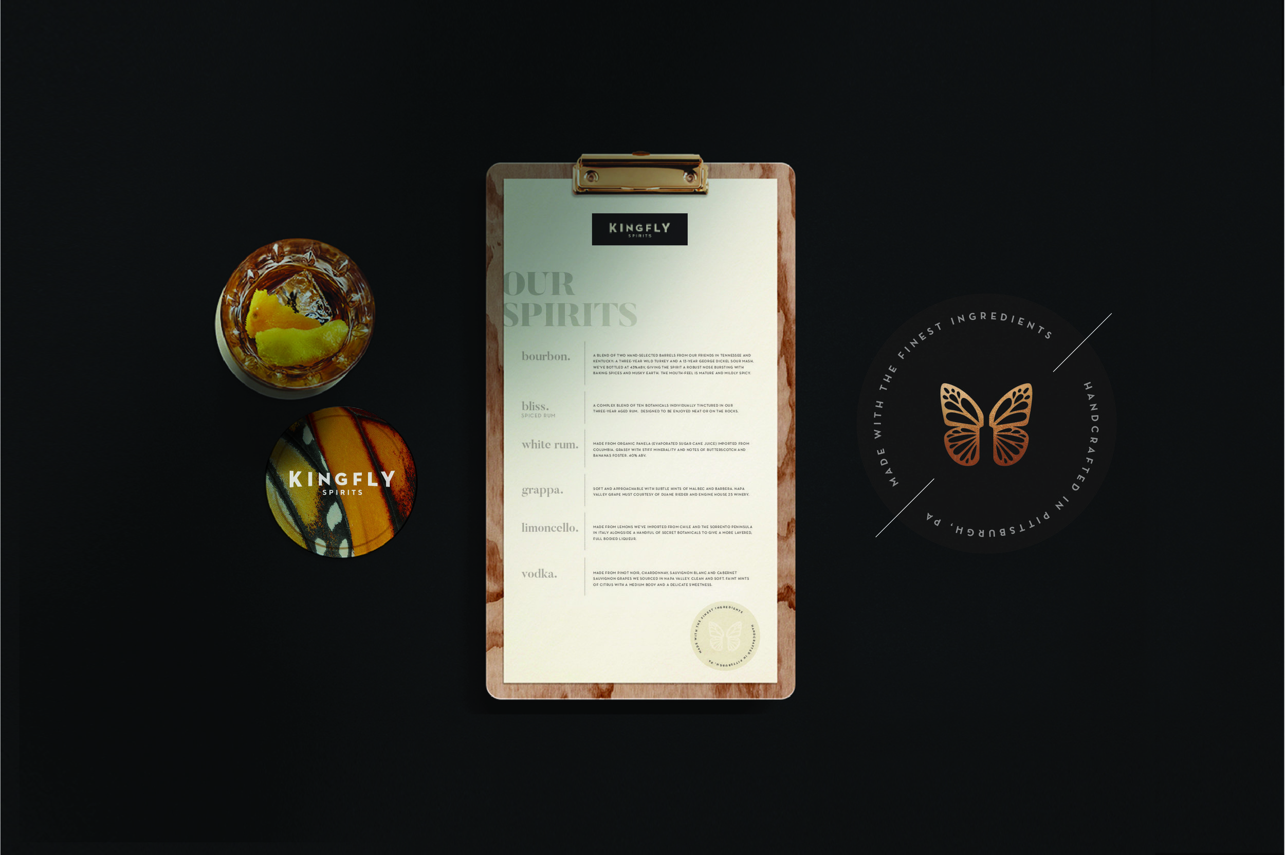 Kingfly Spirits - Justin Flagg | Design & Creative Direction