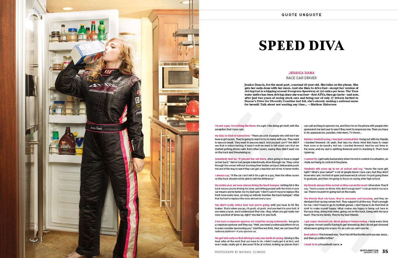 Seattle Met - Jessica Dana Racing - Michael Clinard Photography - New ...