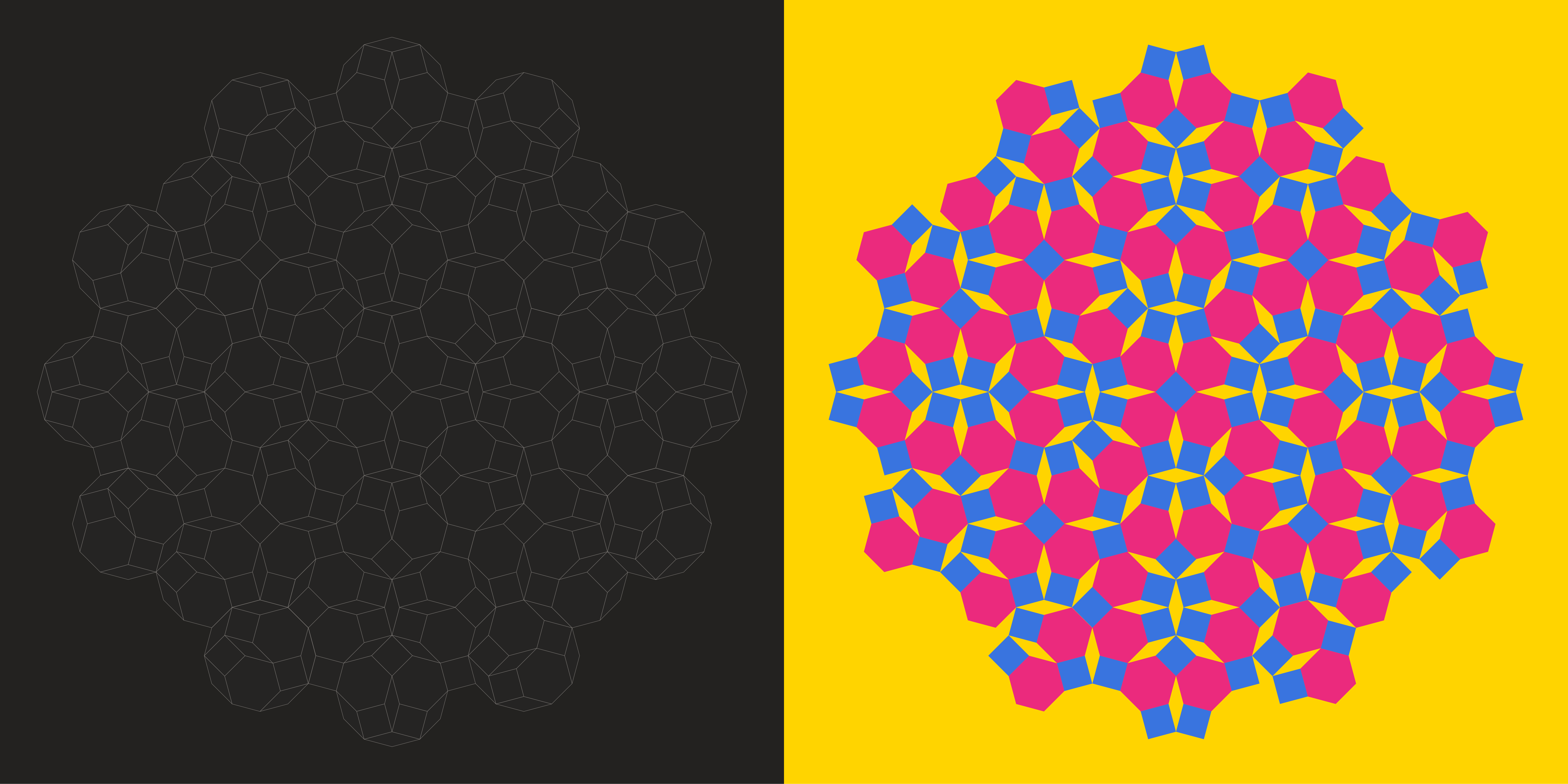 Reflections on Symmetry - Cartoon Distortion by Luis Blackaller