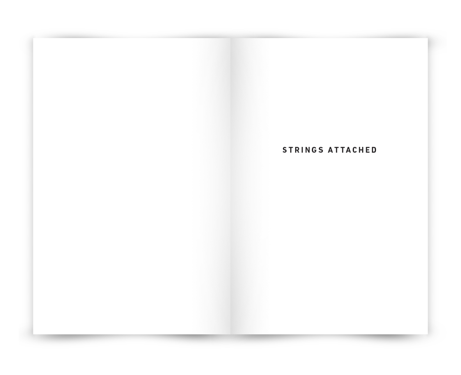Strings Attached - Andrew Kopietz / Book Cover Design / Art Direction