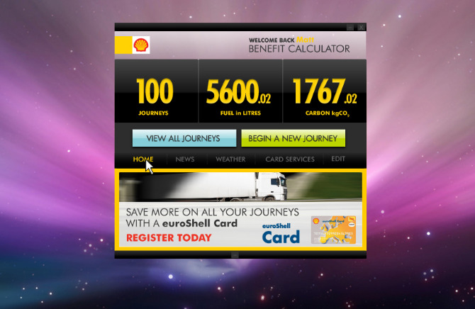 Shell Dashboard - INVASION // STUDIO // BRIGHTON