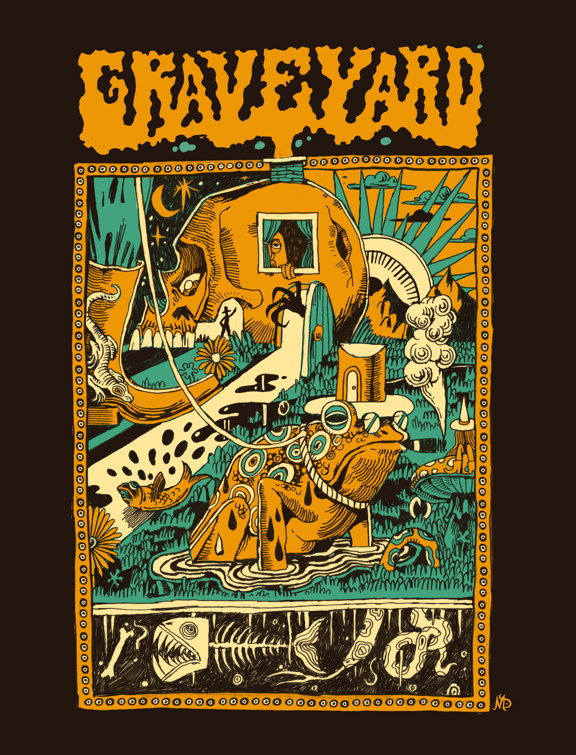 Graveyard - Maarten Donders - artwork & illustration