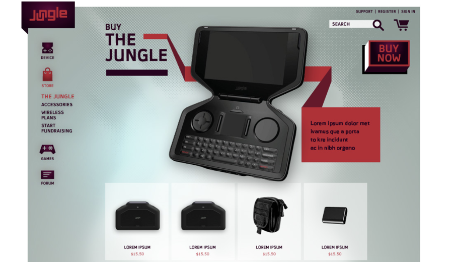 The Jungle Gaming Console - hattilim