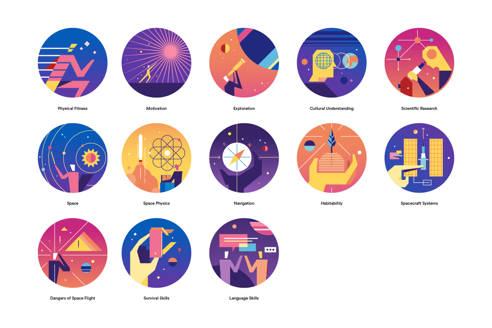 Space Nation Icons - The Illustration Work of Dan Matutina