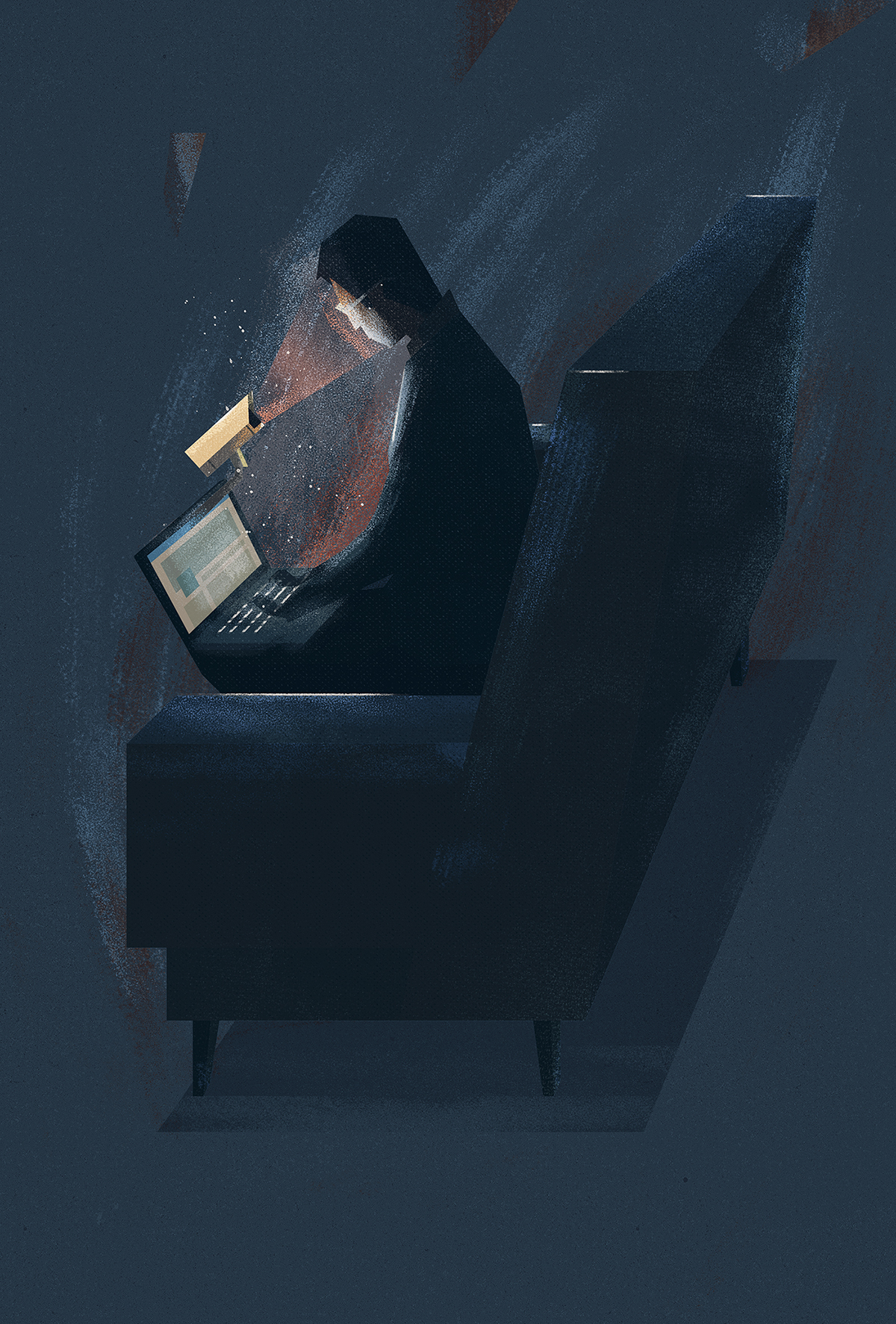 Death of Privacy - The Illustration Work of Dan Matutina
