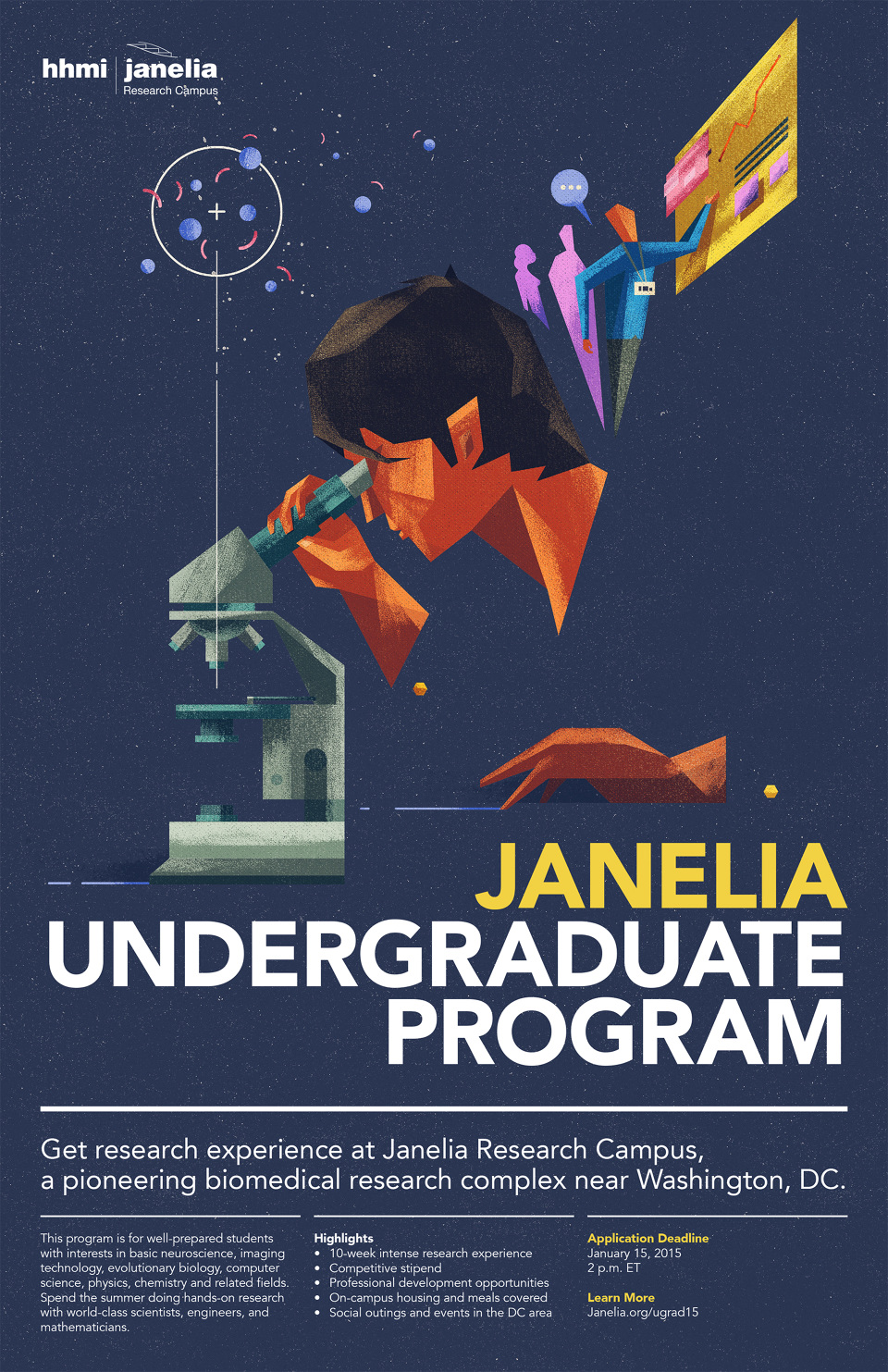 Posters for Janelia Research Campus - The Illustration Work of Dan Matutina