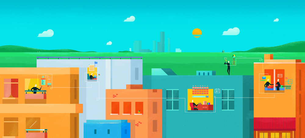 Google Apps for Work - The Illustration Work of Dan Matutina