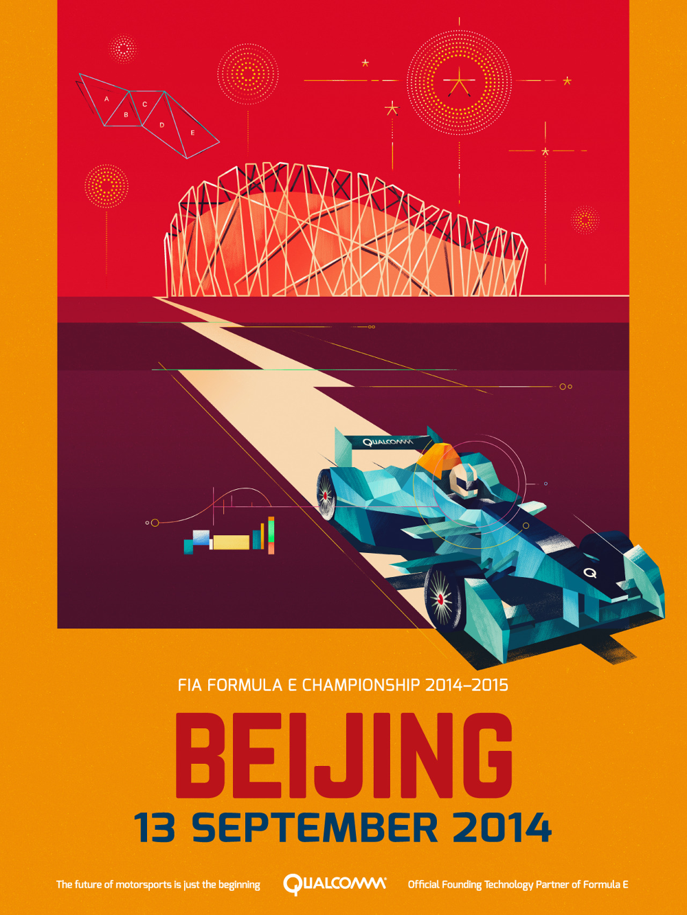 Qualcomm Formula E - The Illustration Work of Dan Matutina