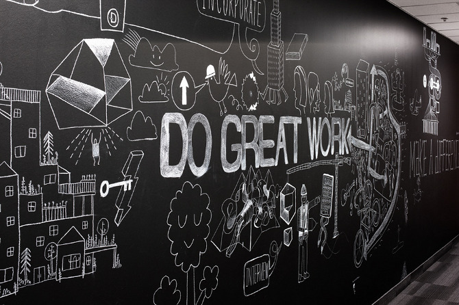 Chalk Mural for Dialog Toronto - Ben Weeks