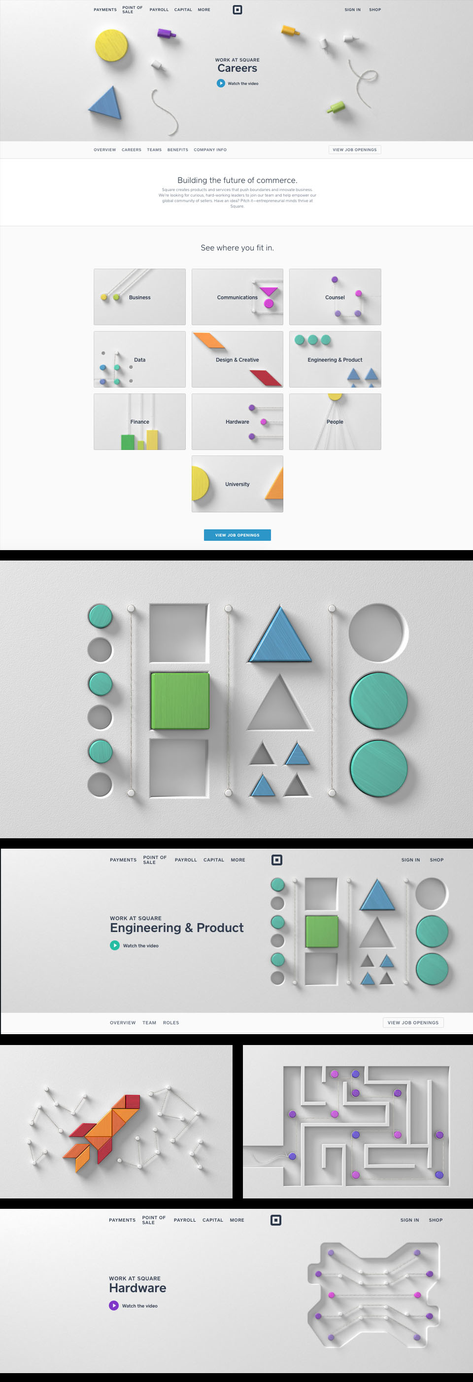 Square Careers - Poly & Pixel