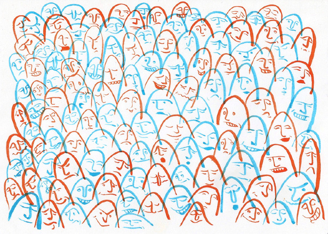 Faces in a Crowd - Dylan C. Lathrop · Graphic Design · Illustration ...