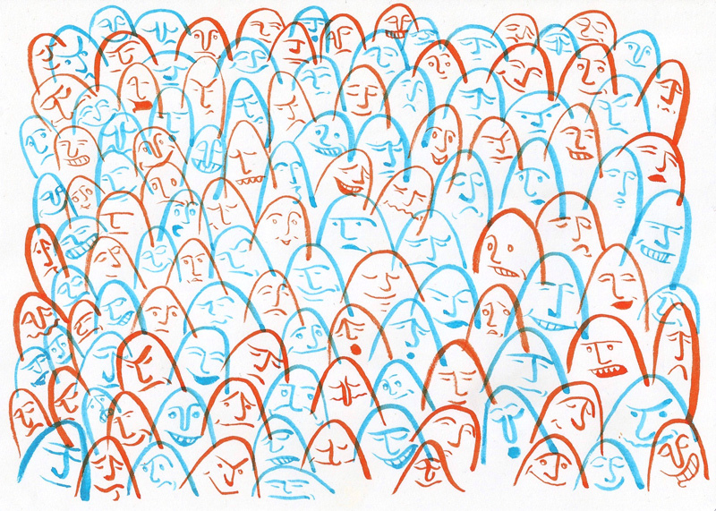 Faces in a Crowd - Dylan C. Lathrop · Graphic Design · Illustration ...