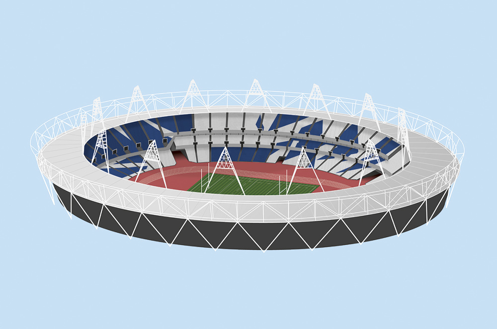 Stadium Illustration – Olympics Stadium - Chris West Graphic Design