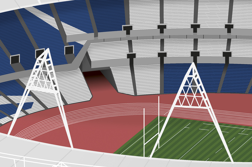 Stadium Illustration – Olympics Stadium - Chris West Graphic Design