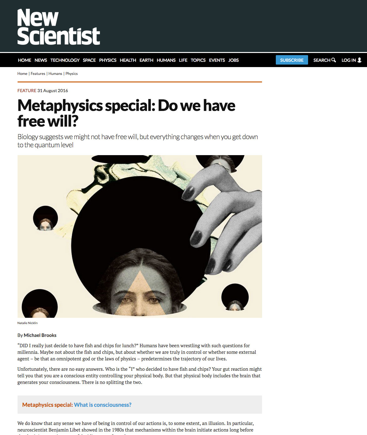 New Scientist - Metaphysics special: Philosophy’s biggest questions u ...