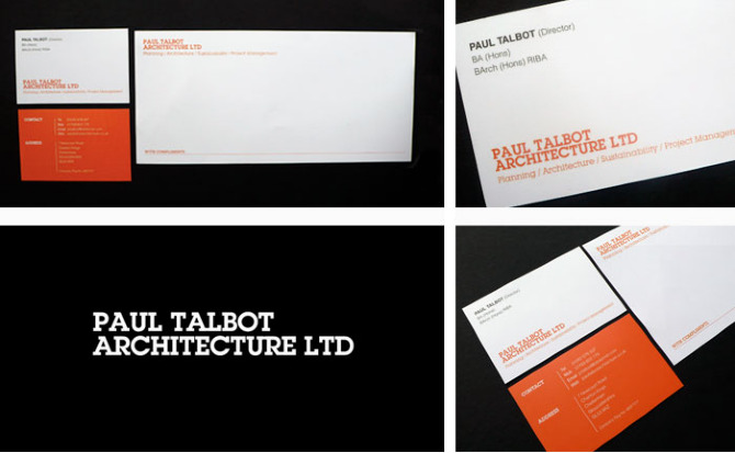 Paul Talbot Architecture / Identity - Louie A / Hefty Designs