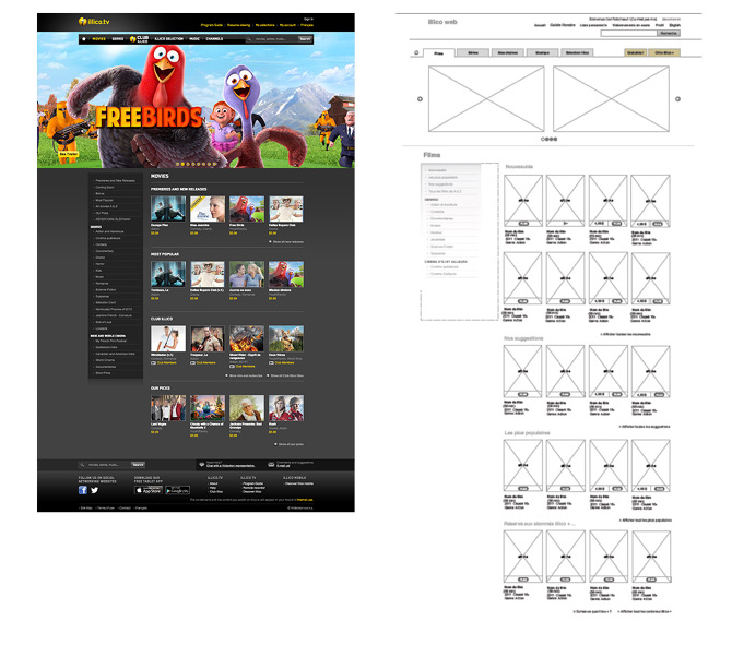 Illico.tv - Portfolio of Marion Isabelle Muszynski, UX designer.