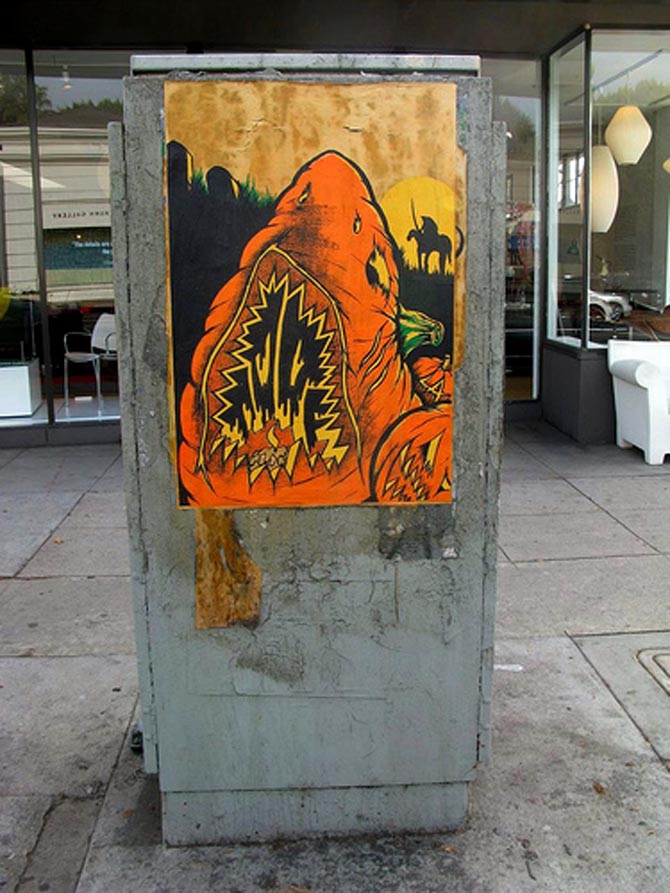 Shark Toof, Sharks in Los Angeles - unurth | street art