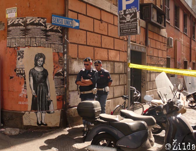 Zilda, Io Sono Una Forza Del Passato, Rome - unurth | street art